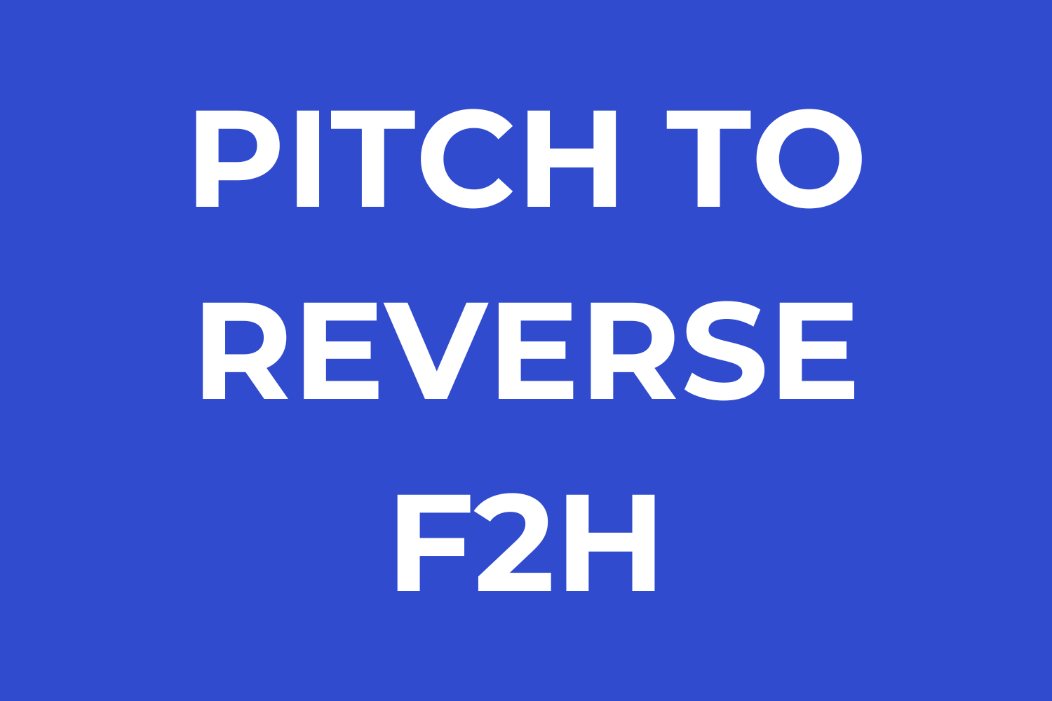 Pitch To Reverse Foot to Hand Tutorial